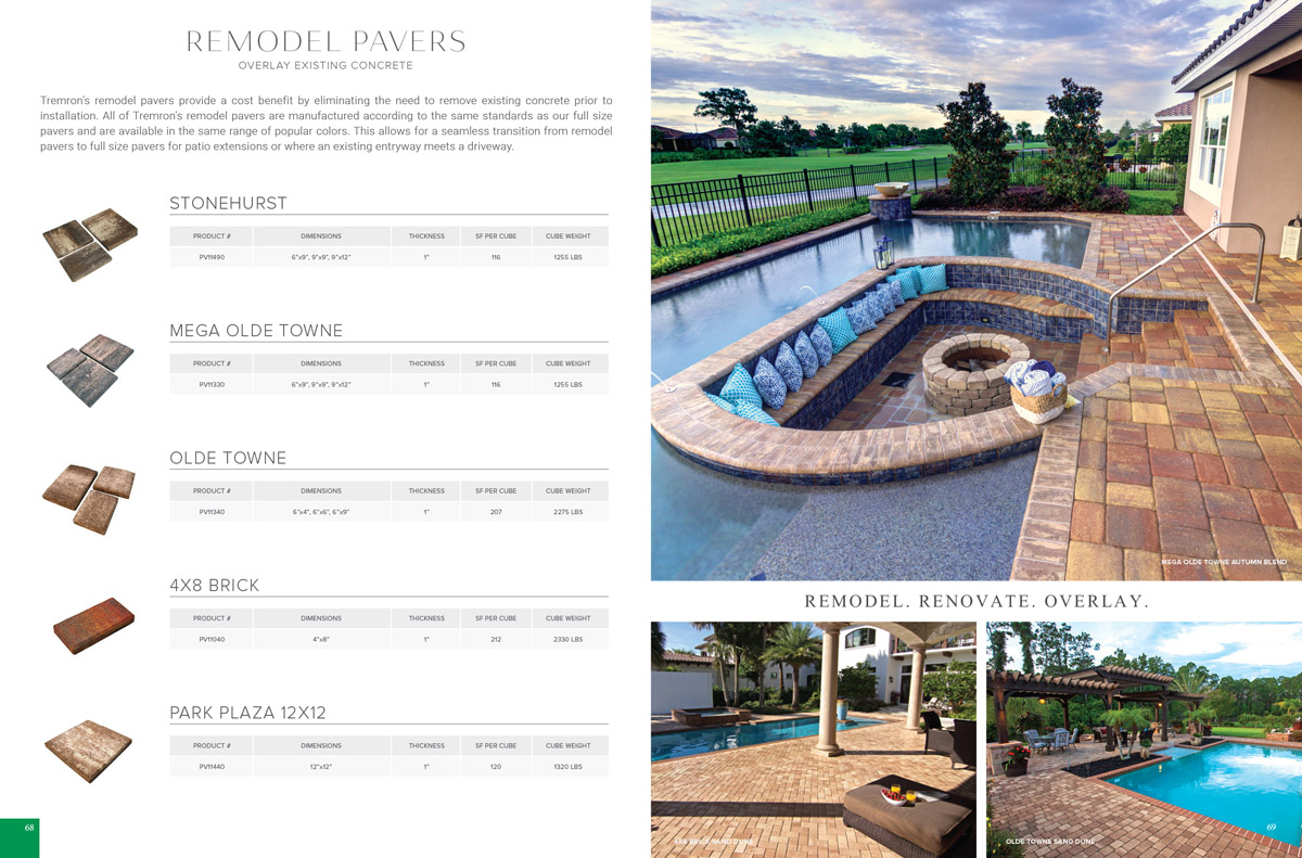 Tremron Hardscape Book Volume 12 - 104 Page Catalog