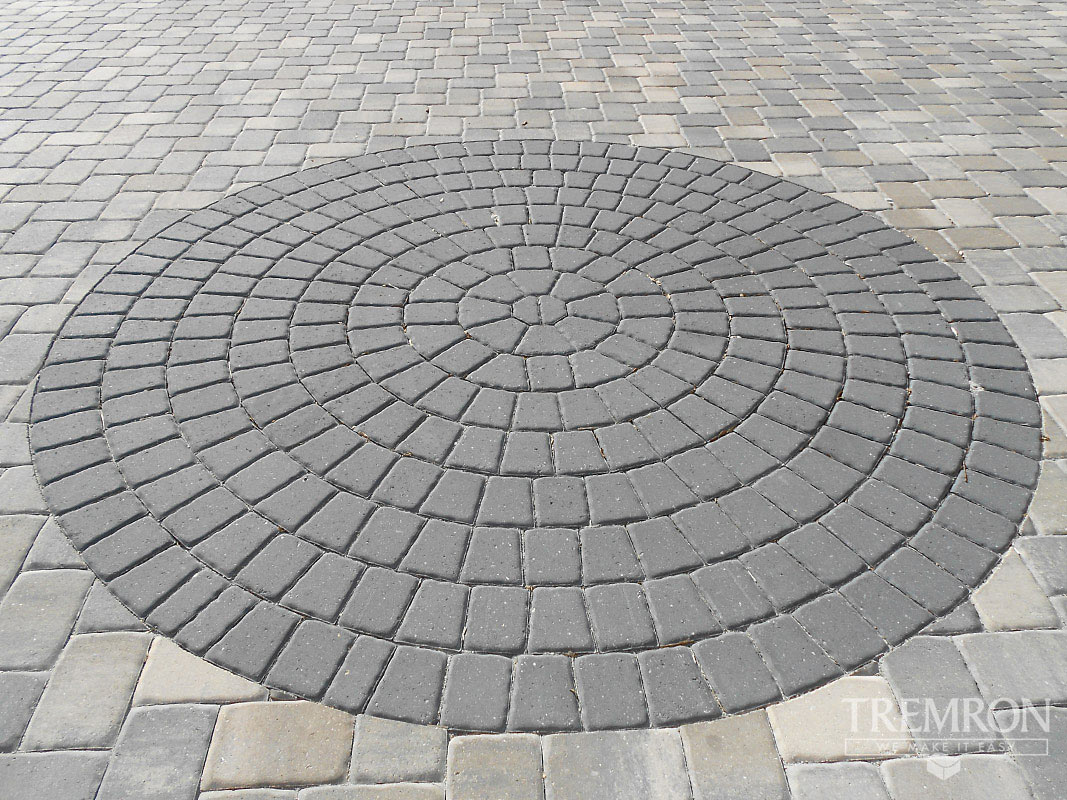 Romanesque Circles Tremron Jacksonville Pavers, Retaining Walls, Fire ...
